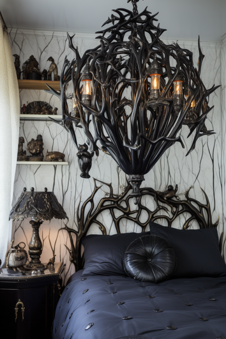 Elegance in Darkness: 21 Whimsy Goth Bedroom Decorating Ideas