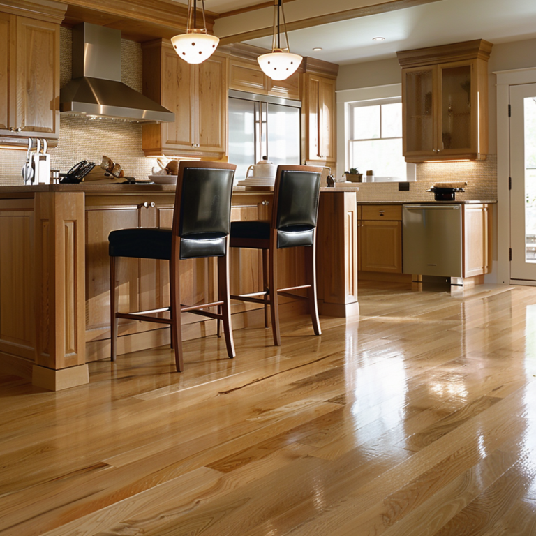 25 Vibrant Kitchen Flooring Ideas to Complement Oak Cabinets