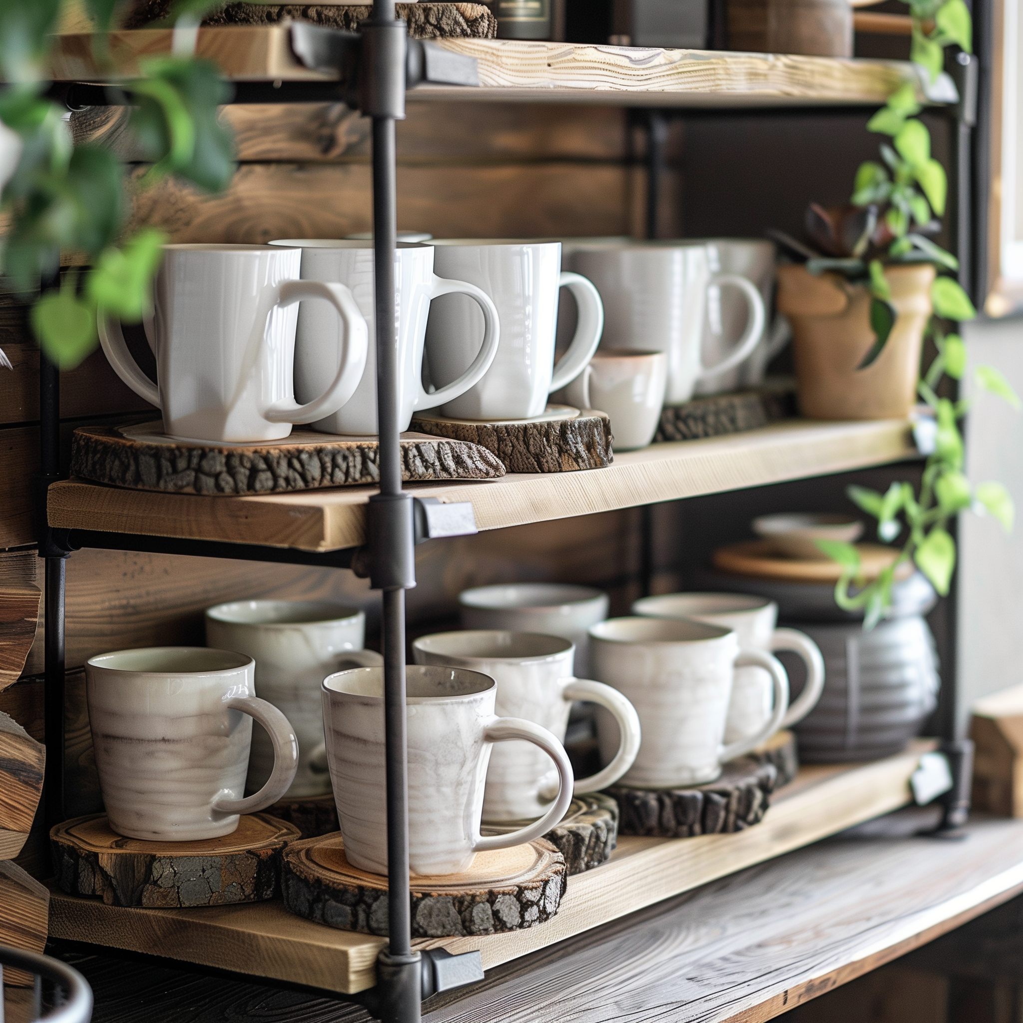 Rustic Charm: 17 Farmhouse Coffee Bar Ideas