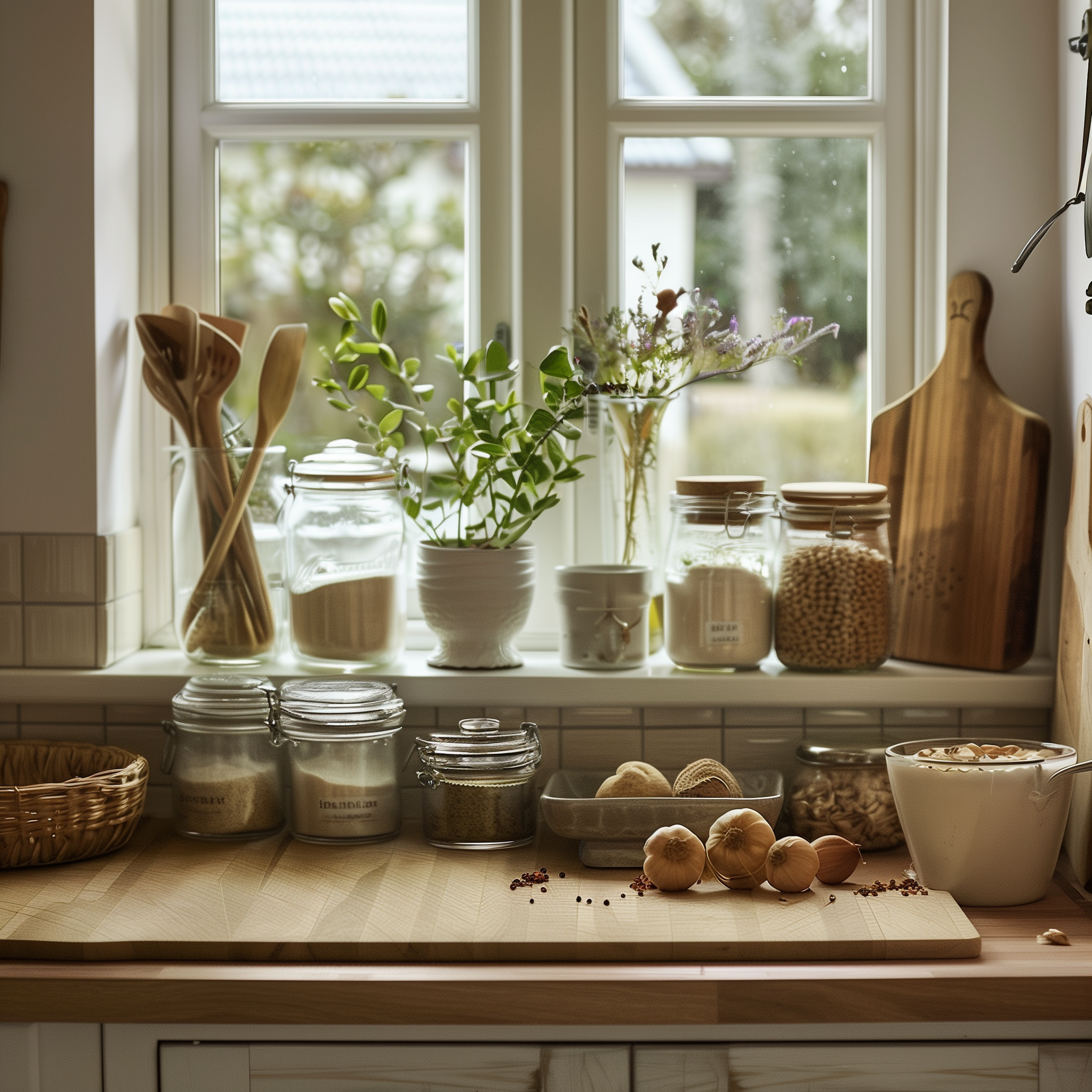 28 Kitchen Window Sill Decor Ideas You'll Love