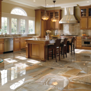 25 Vibrant Kitchen Flooring Ideas to Complement Oak Cabinets