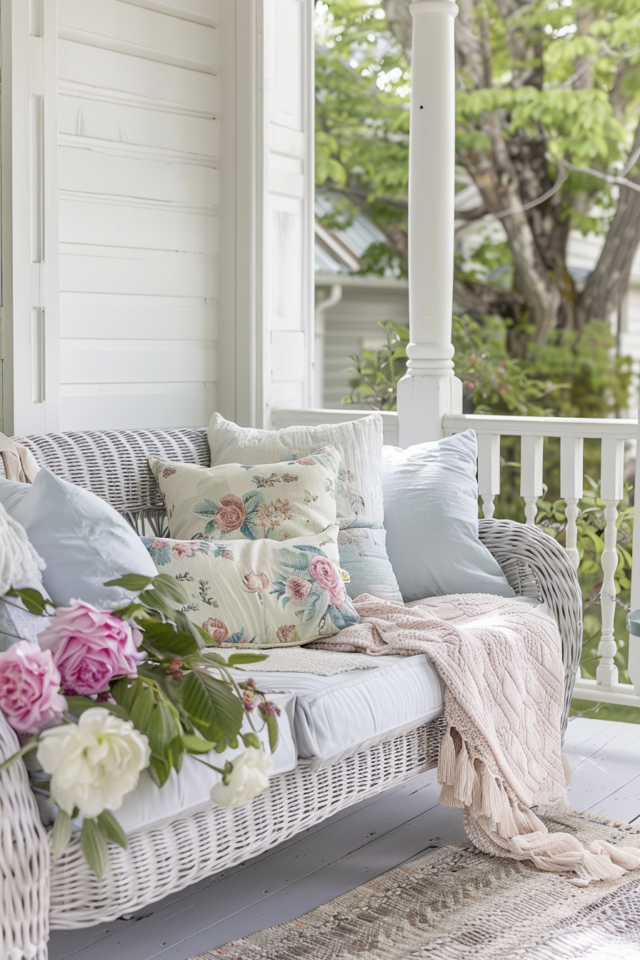 24 Charming Spring Front Porch Decor Ideas