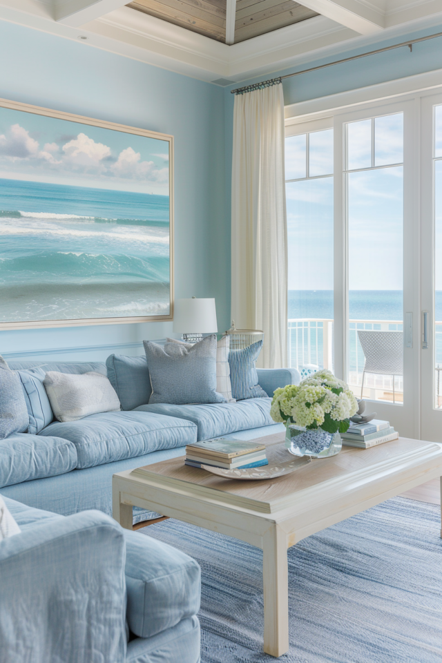 47 Coastal Living Room Ideas for a Beachy Home