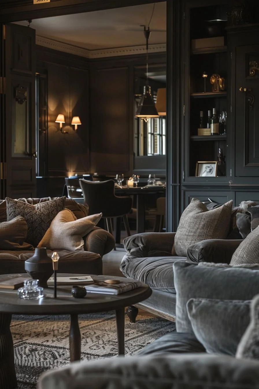 37 Dramatic Dark and Moody Living Room Ideas to Try