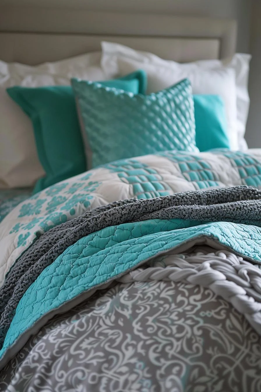 29 White and turquoise bedroom ideas for a fresh look