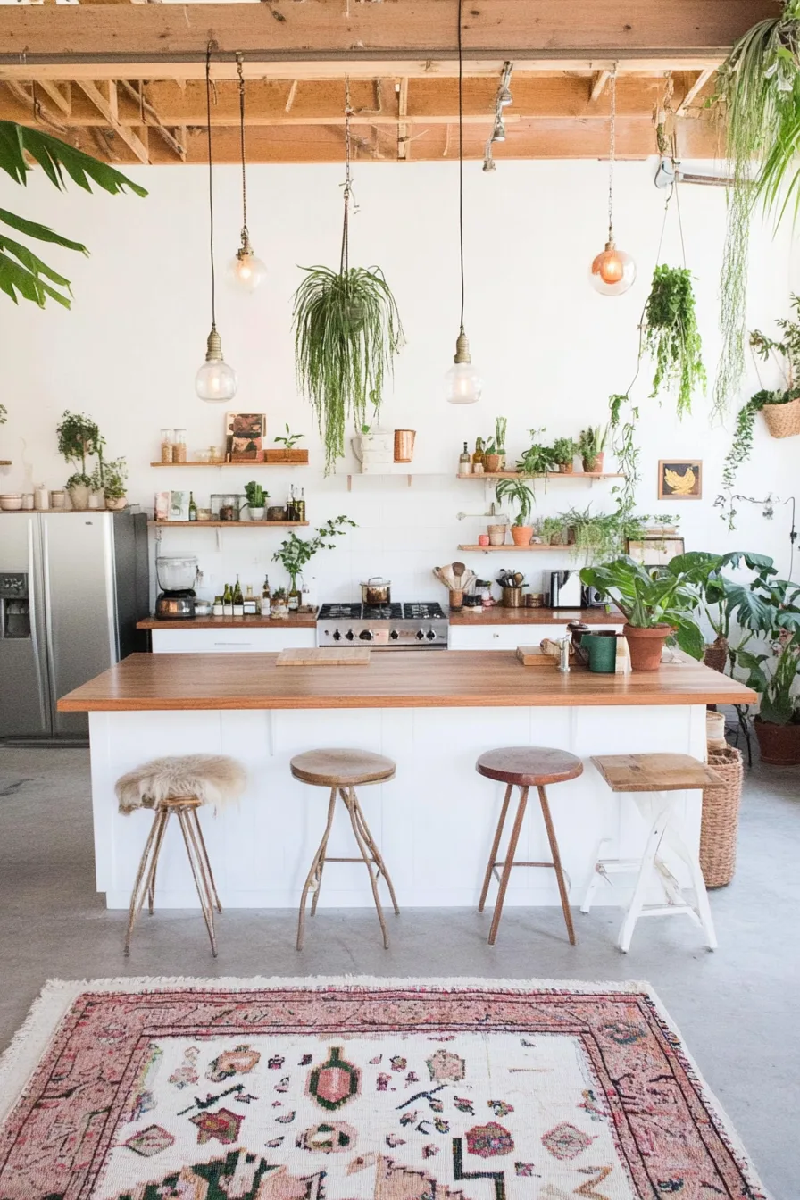 24 Beautiful Bohemian Kitchen Ideas That Bring Free-Spirited Style Home