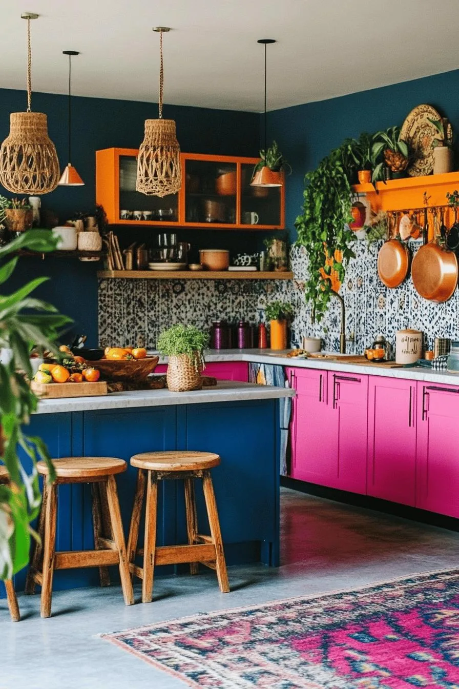 23 Modern Boho Kitchen Ideas for Chic Flair
